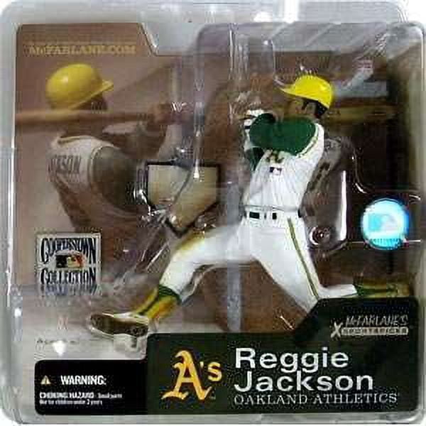 Reggie Jackson Action Figure Retro A's Cooperstown Collection Series 1 ...