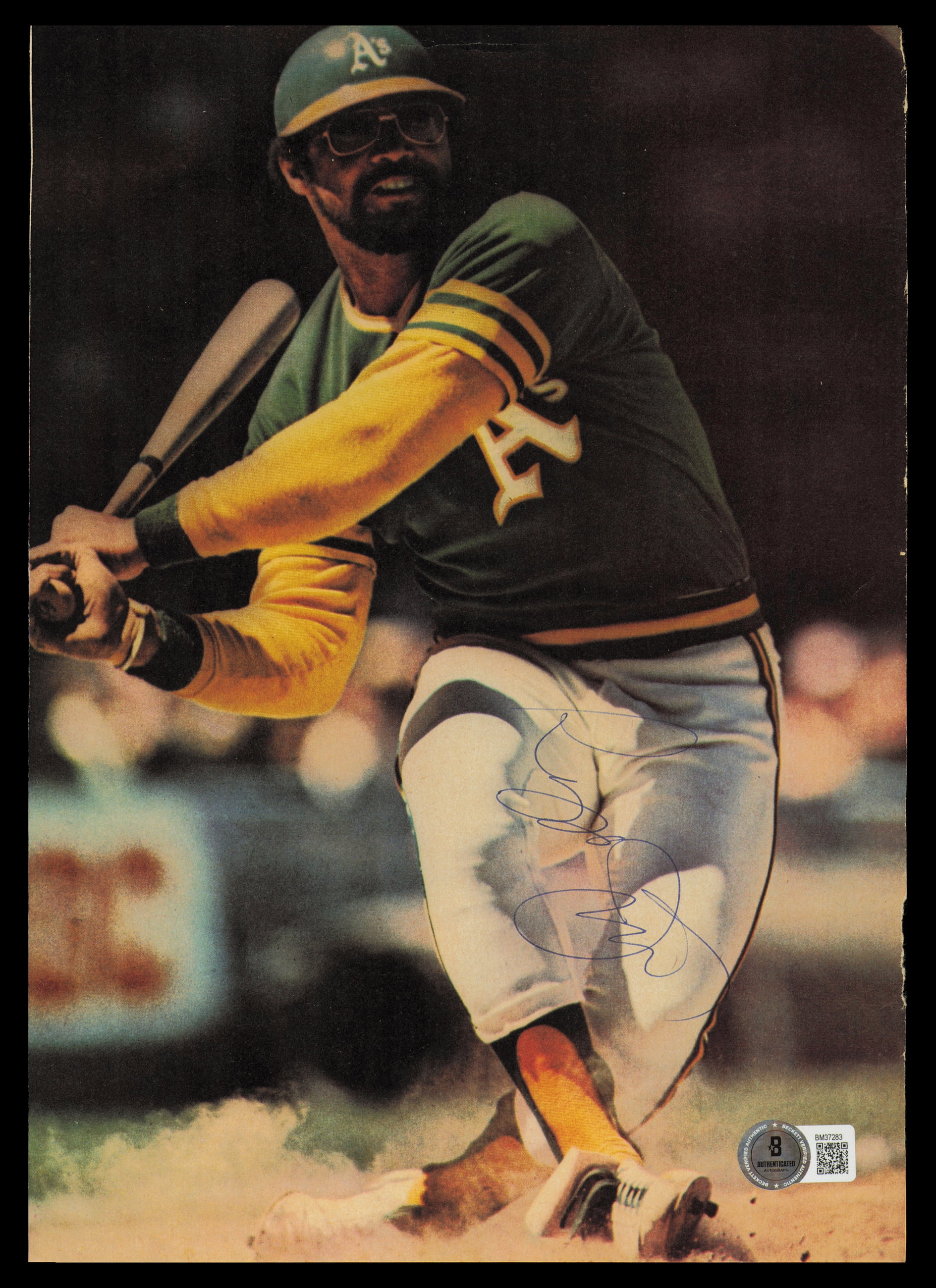 Reggie Jackson Autographed 8x11 Magazine Page Photo Oakland A's Vintage ...