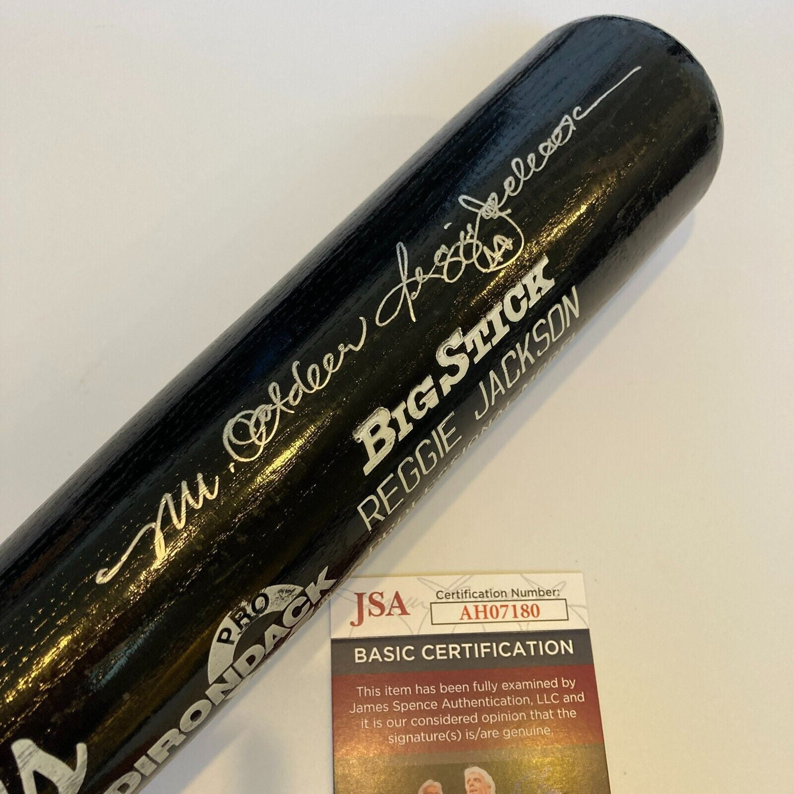 Reggie Jackson "Mr. October" Signed Rawlings Game Model Baseball Bat ...