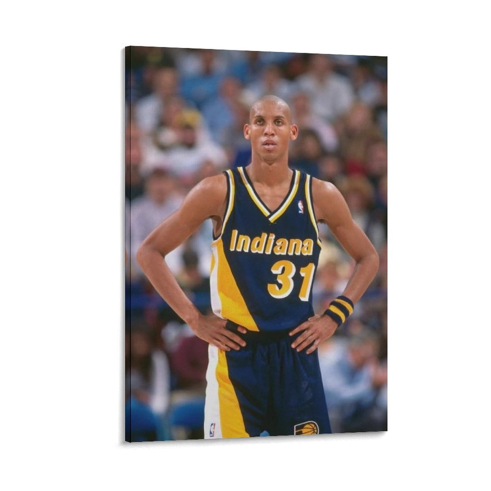 Reggie Miller Canvas Poster Room Aesthetic Poster Print Art Wall ...