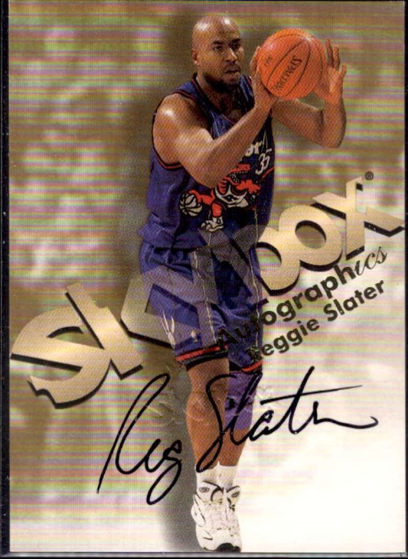 Reggie Slater Card 1998-99 SkyBox Premium Autographics #113 - Walmart.com