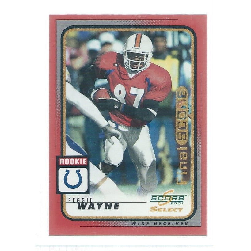 Reggie Wayne 2001 Score Select Final Score Red Rookie Rc #d 7/10 - Walmart.com