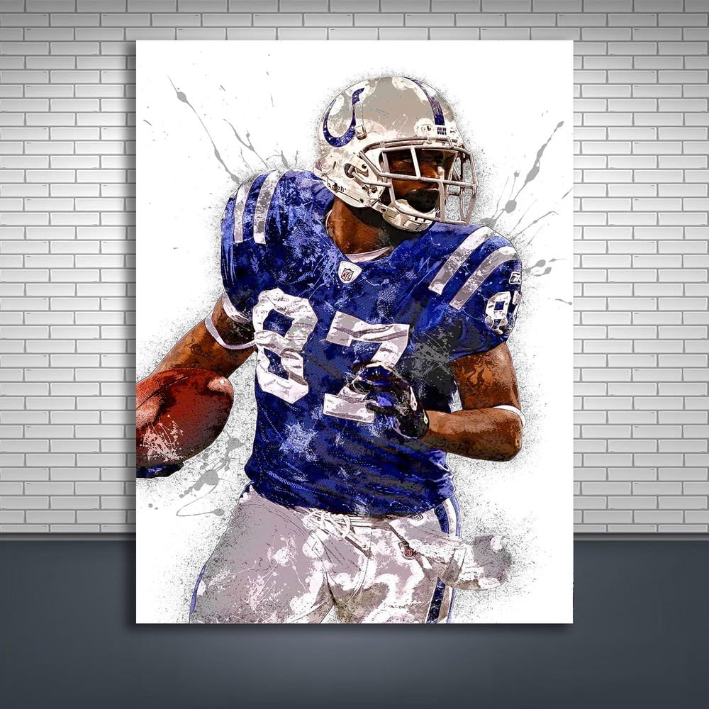 Reggie Wayne, Indianapolis football team, Premium Poster or sport ...