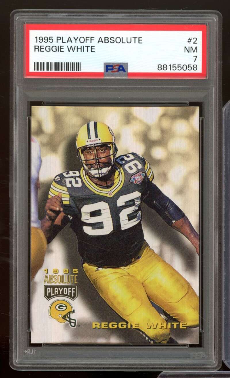 Reggie White Card 1995 Playoff Absolute #2 PSA 7 - Walmart.com