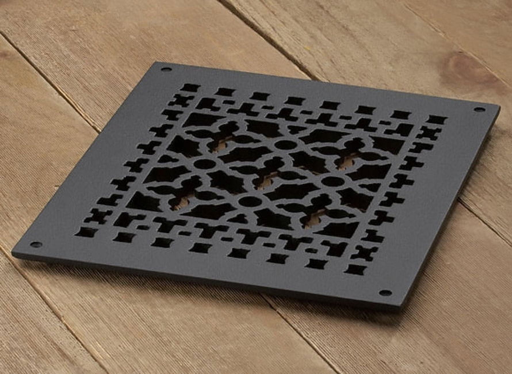 Reggio Registers 1012-NH Scroll Series Cast Iron 8" X 10" Floor Vent ...