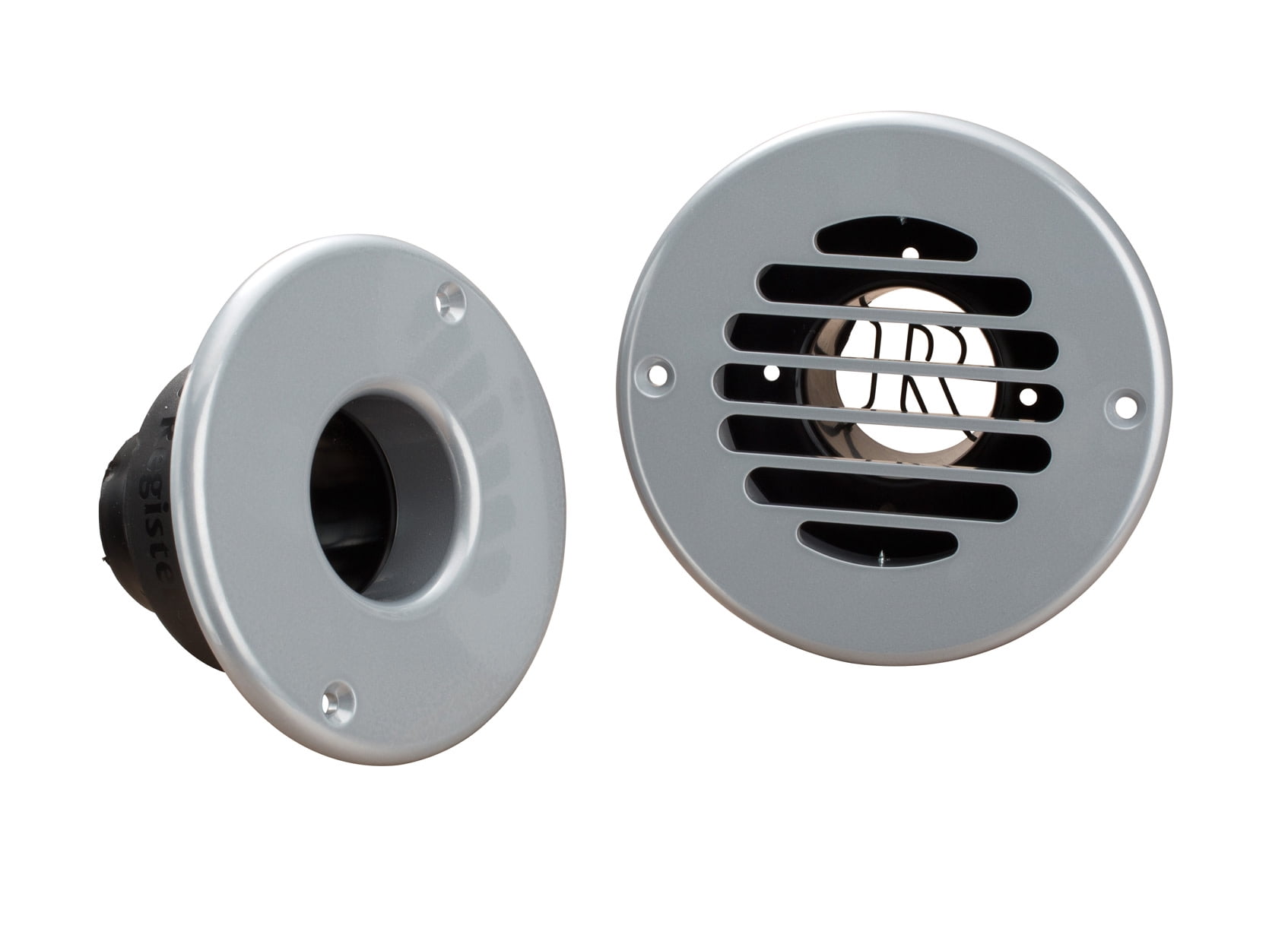 Reggio Registers 5R-AS High Velocity Outlet 2" Round Aluminum Wall Open ...