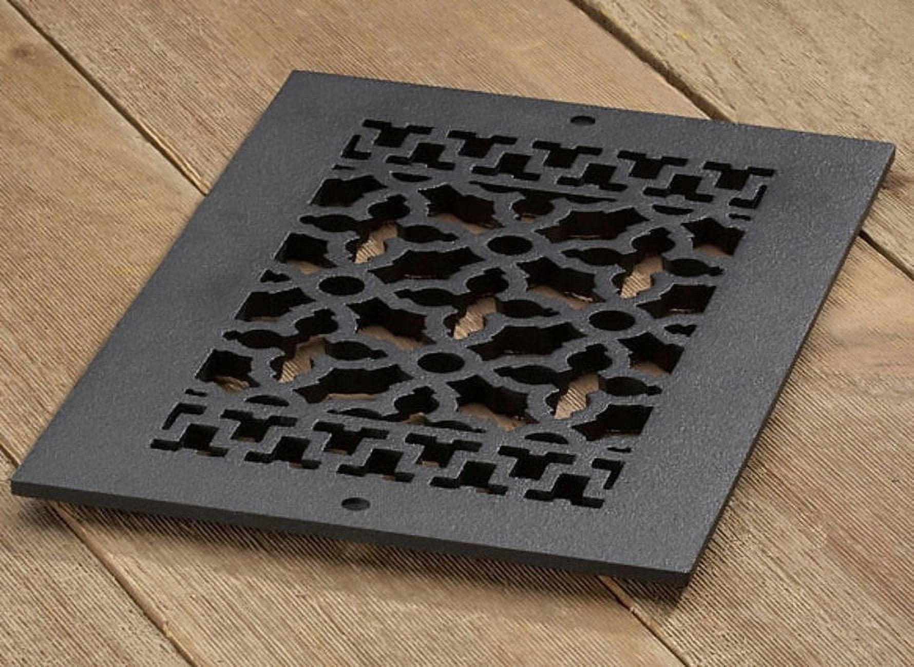 Reggio Registers 812-H Scroll Series 6" X 10" Grille - Cast Iron ...