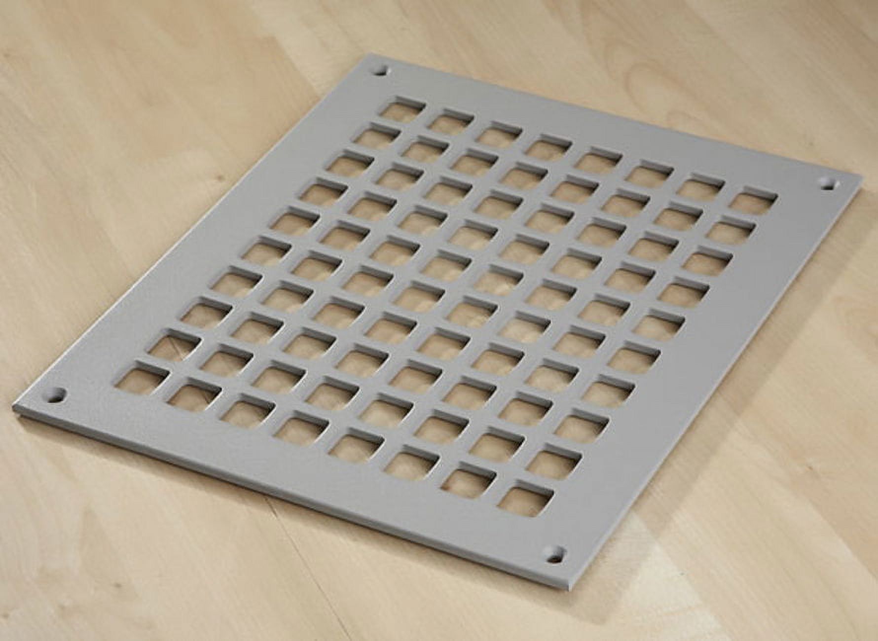 Reggio Registers G1012-Snh Grid Series 8" X 10" Floor Grille - Grey ...