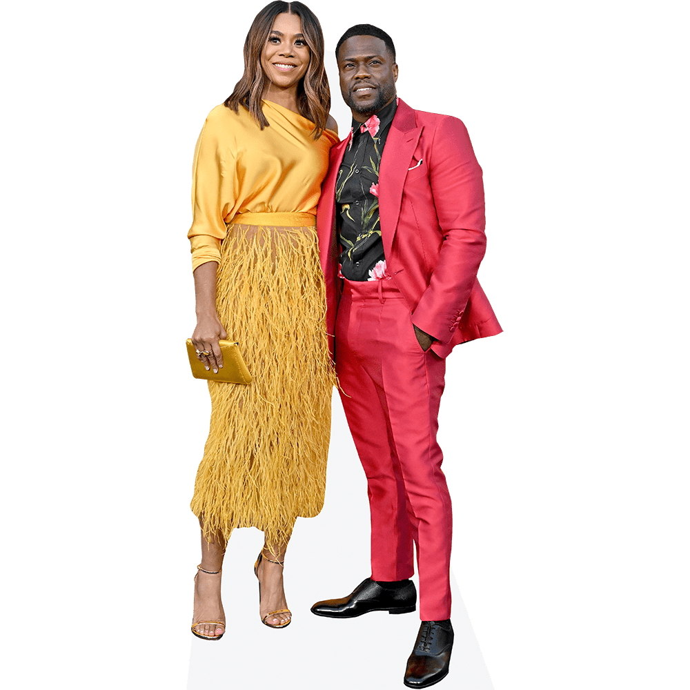 Regina Hall And Kevin Hart (Duo 1) Mini Celebrity Cutout Standee ...