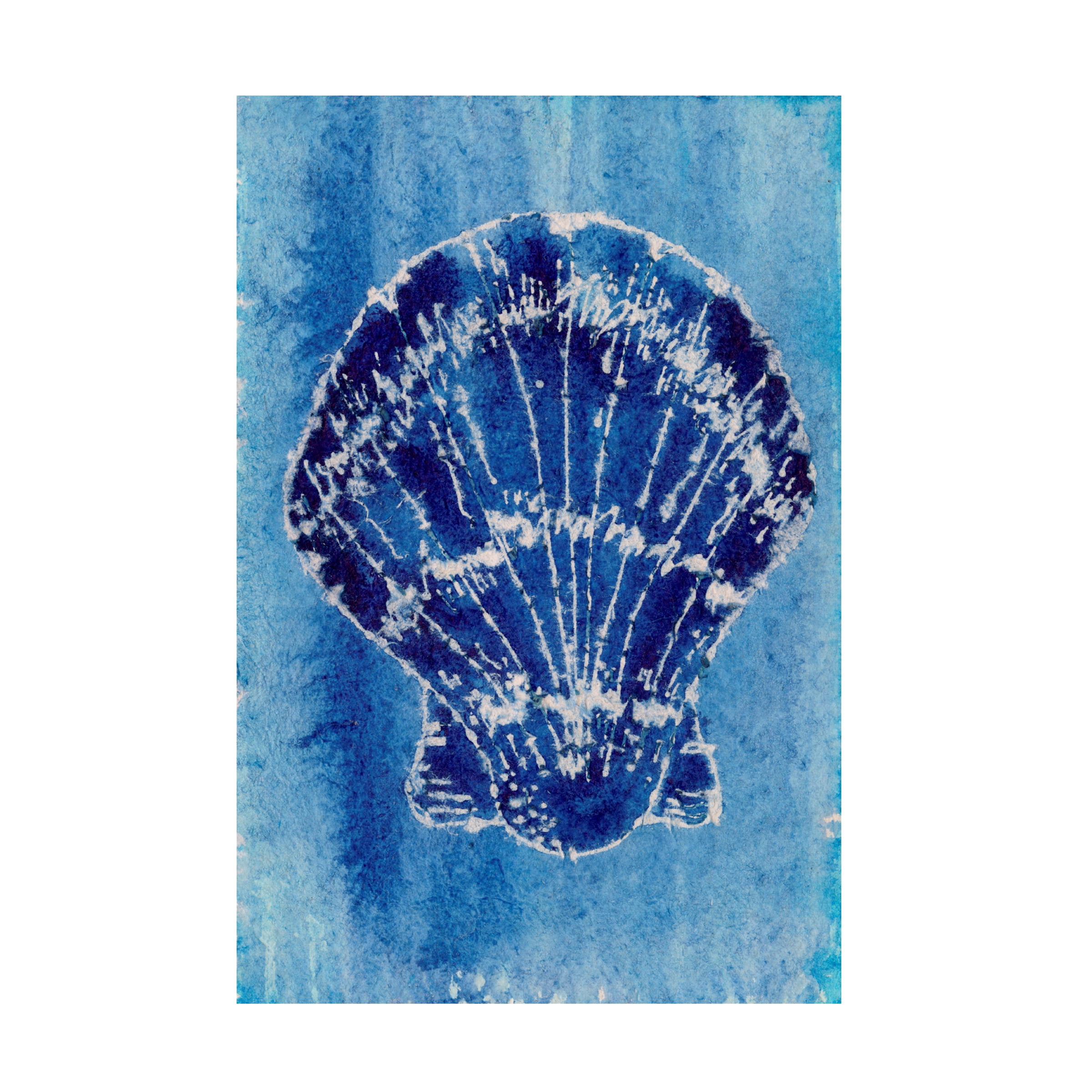Regina Moore 'Cerulean Shells VI' Canvas Art - Walmart Business Supplies