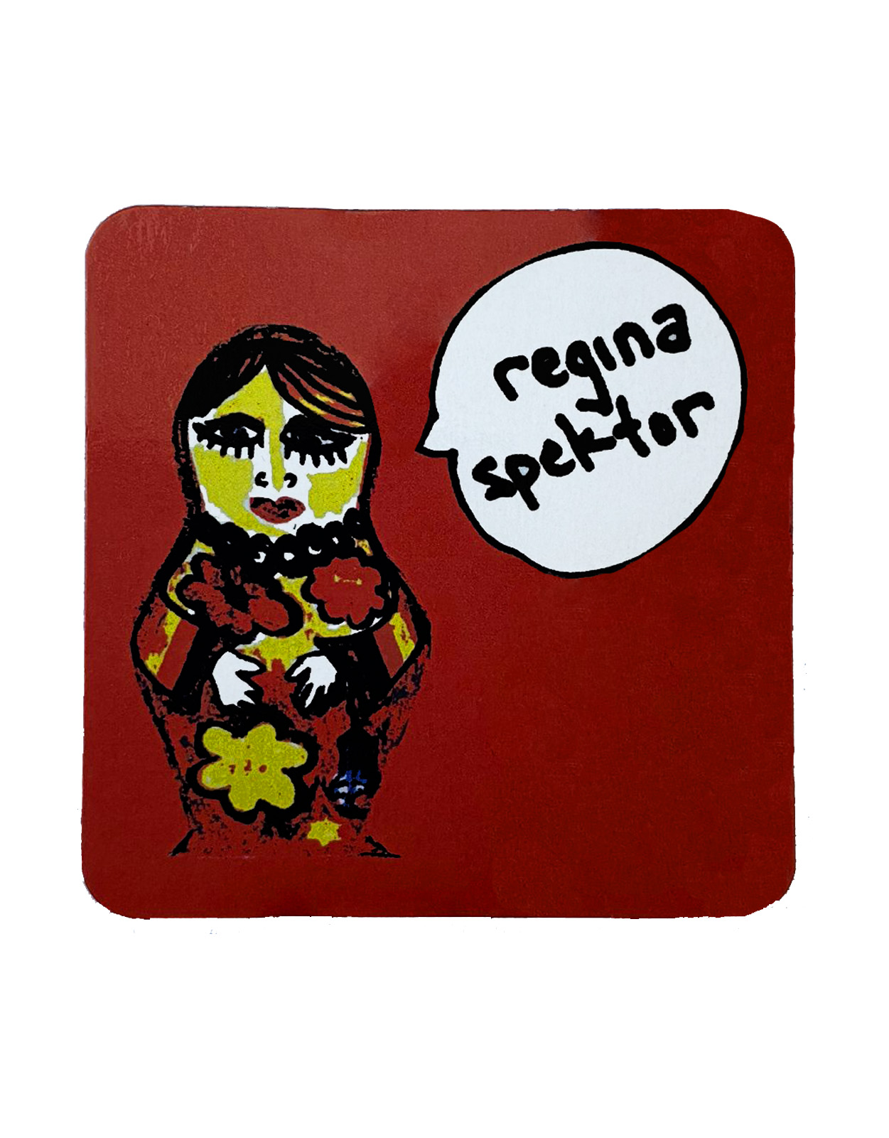 Regina Spektor Fridge Magnet Russian Doll Logo new Official - Walmart.com