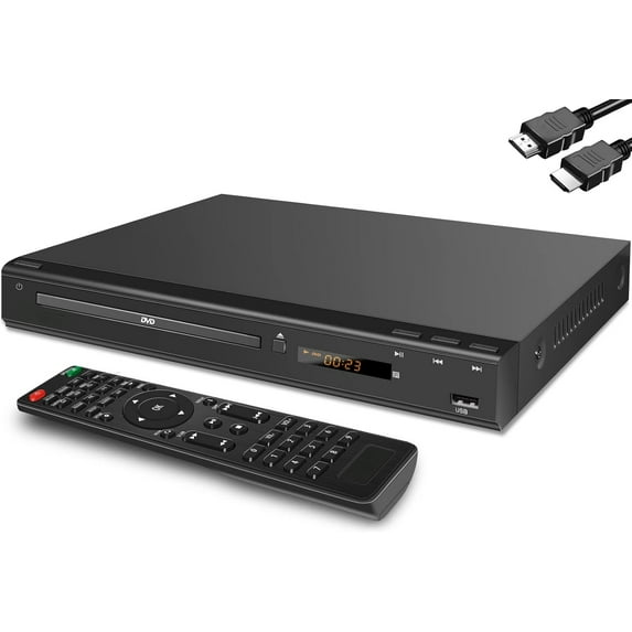 Region-Free Player for TV, Compact CD/DVD Player for Smart TV, USB Port ...