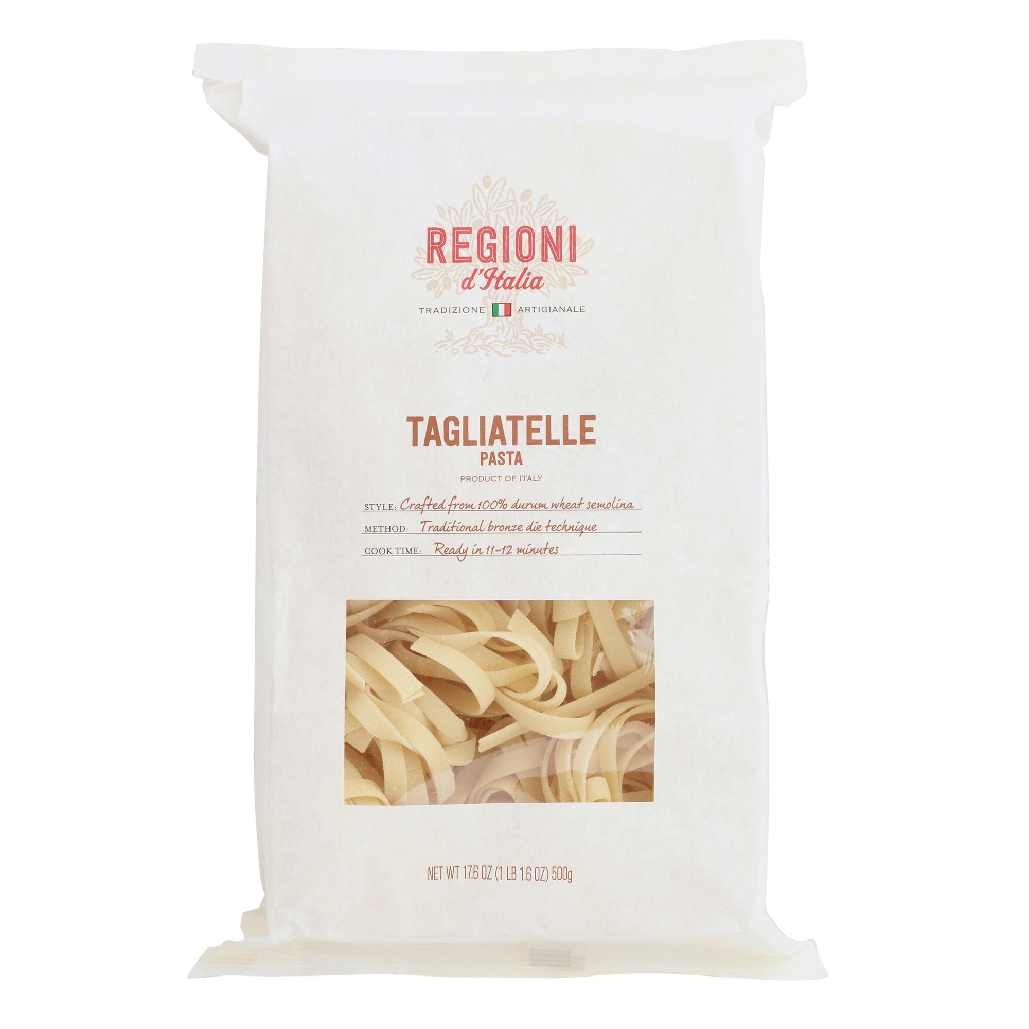 Regioni D'Italia Tagliatelle Pasta 17.6 oz 2 each Pack of 4 - Walmart.com