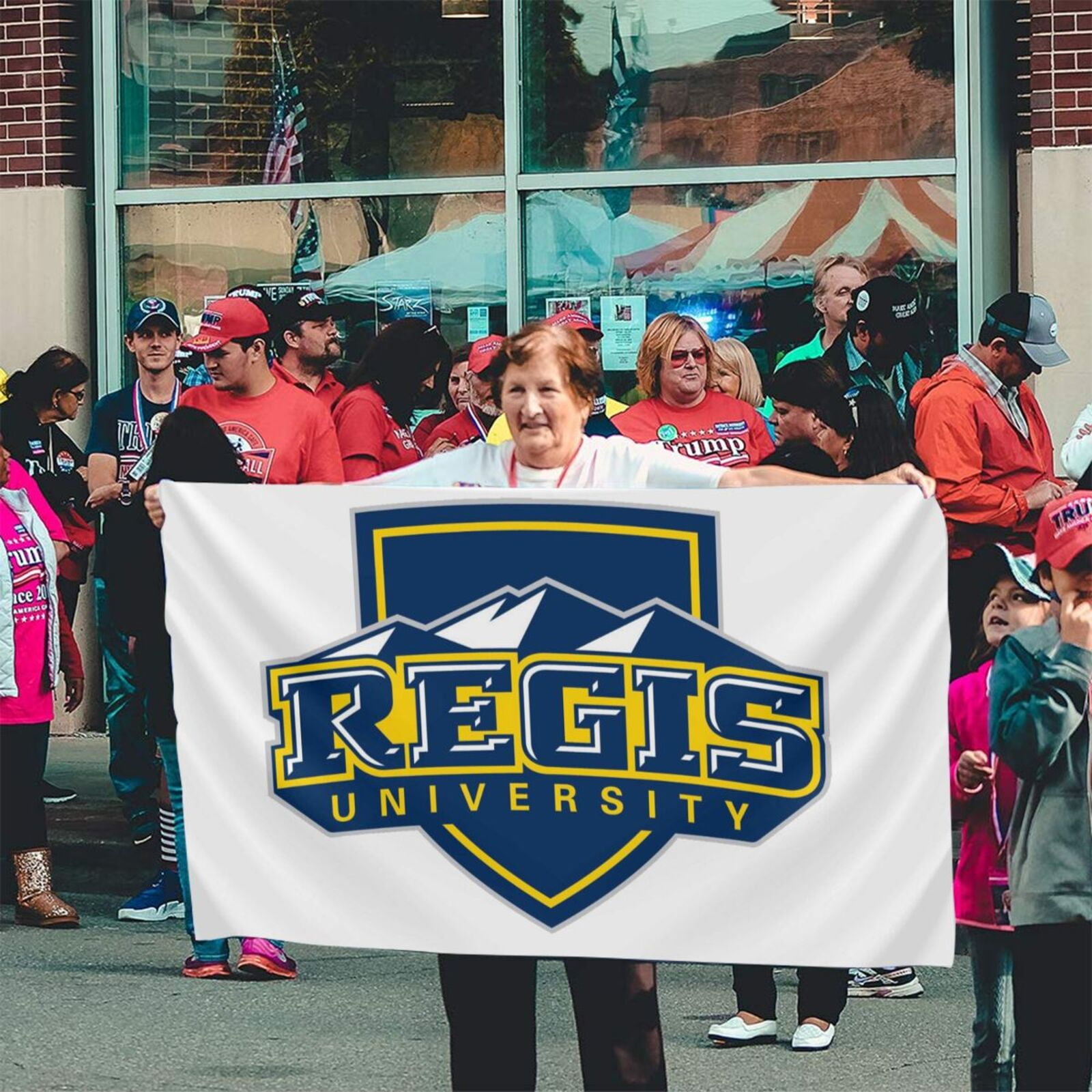 Regis Aa University Logo Flag 3x5 FT Holiday Banner Garden Yard House ...