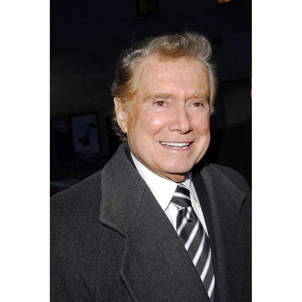 Regis Philbin At Talk Show Appearance For The Late Show With David ...