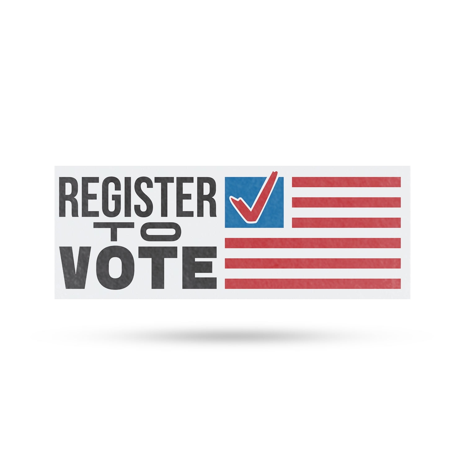 Register to Vote Vinyl Decal 24 Inch x 9 Inch Weatherproof Heavy-Duty ...