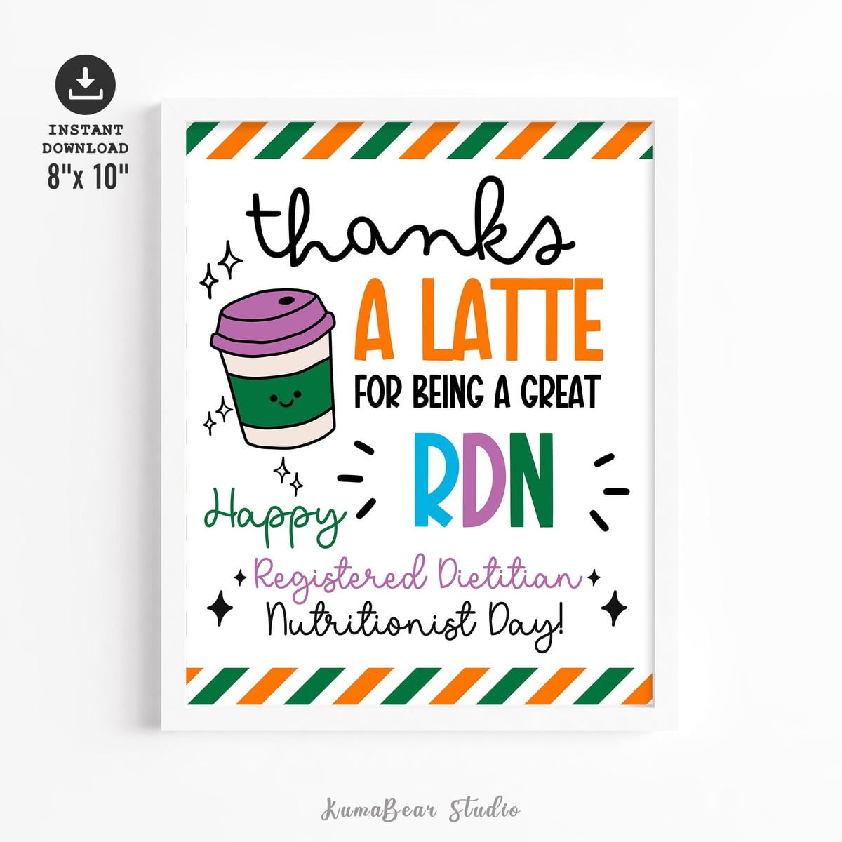 Registered Dietitian Sign, Registered Dietitian Nutritionist Day Sign ...