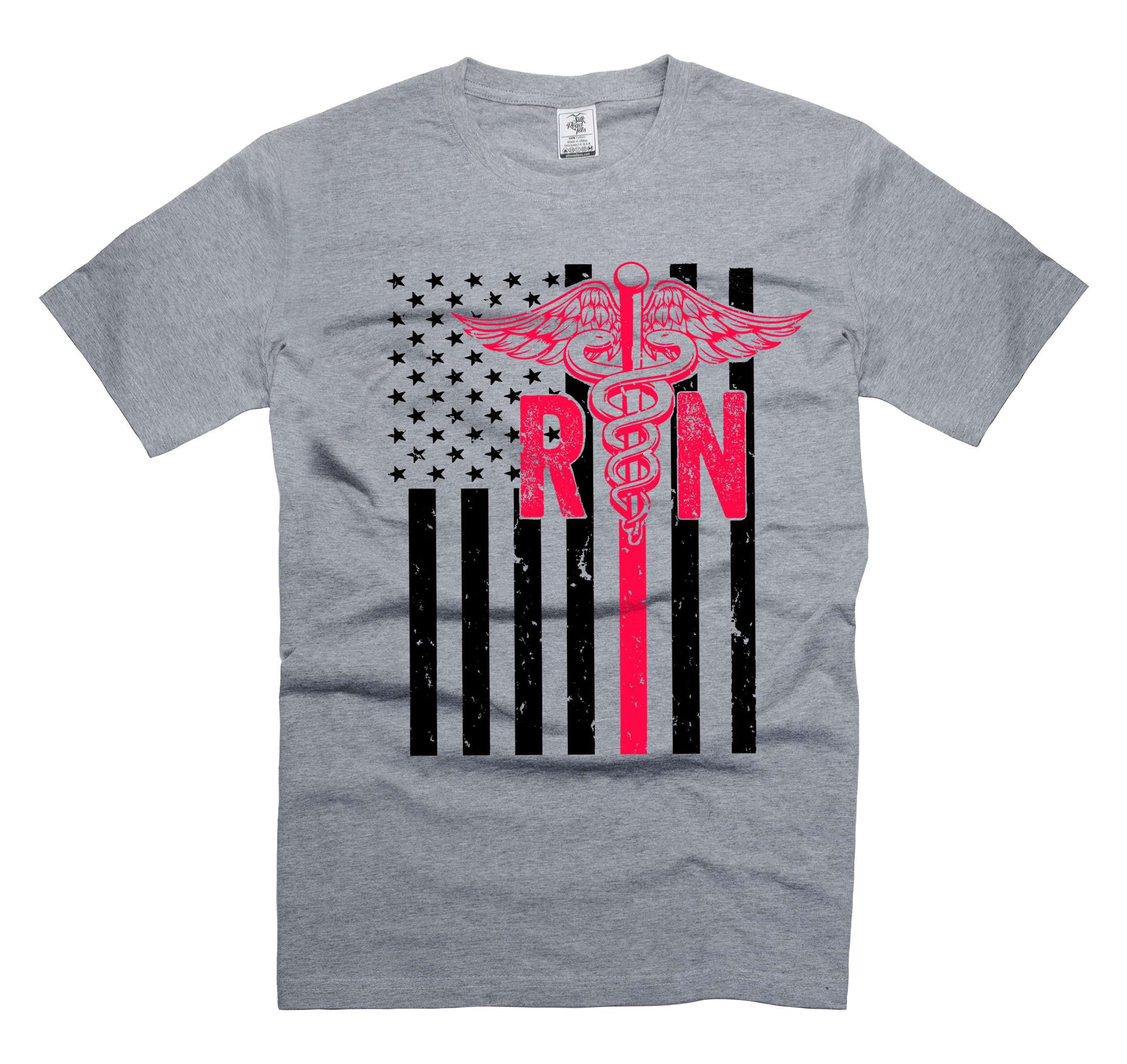 Registered Nurse Flag Shirt Registered Nurse Shirts RN Flag Shirt Nurse ...