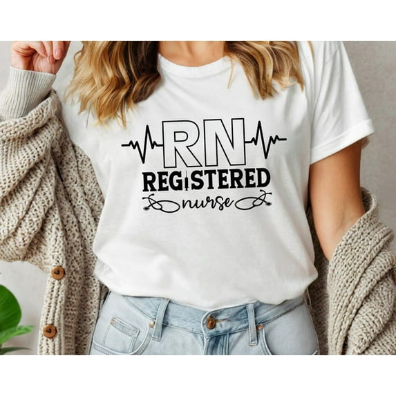 Registered Nurse Shirt, National Nurses Week Gift, RN Tshirt, National ...