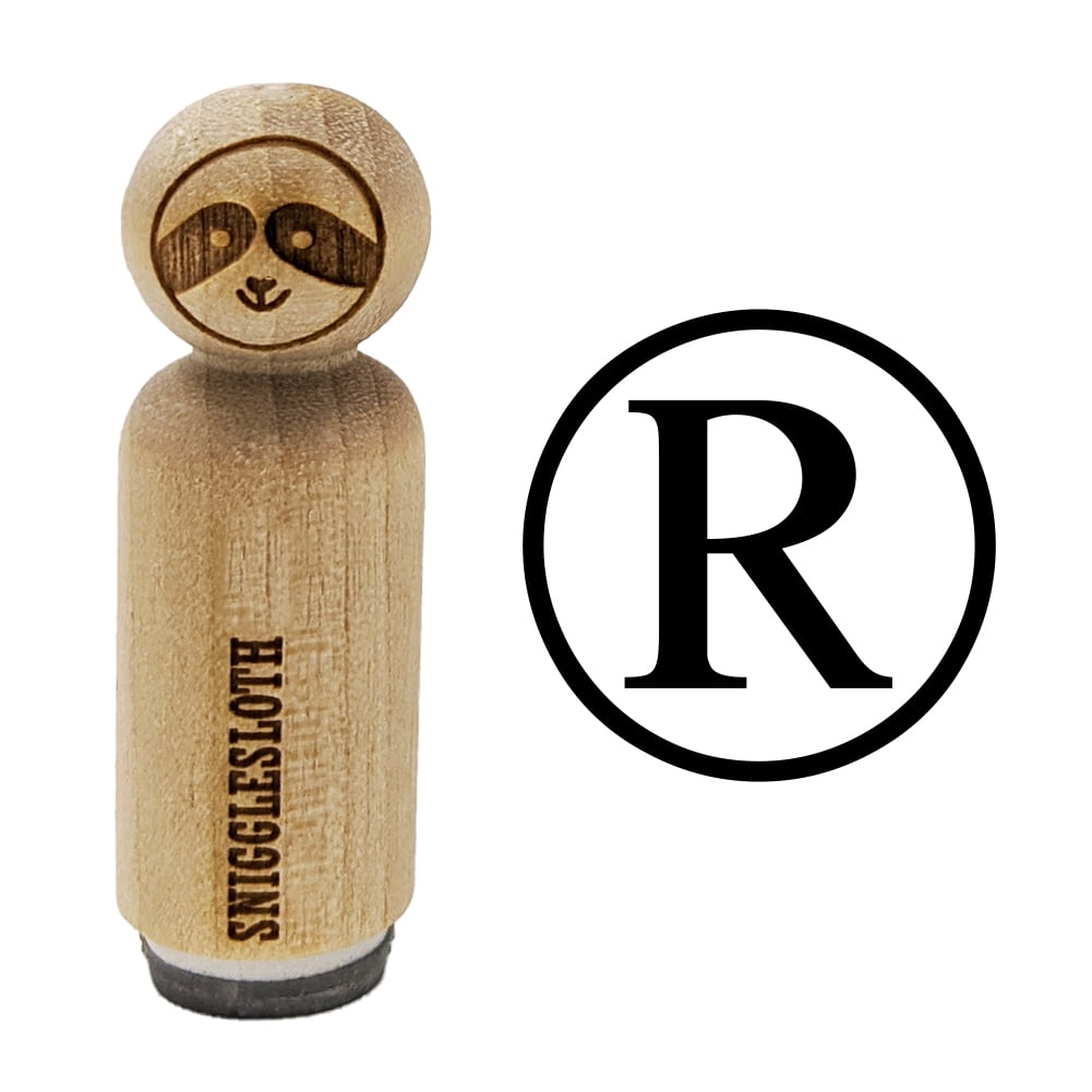 Registered Trademark Symbol Rubber Stamp for Scrapbooking Crafting ...