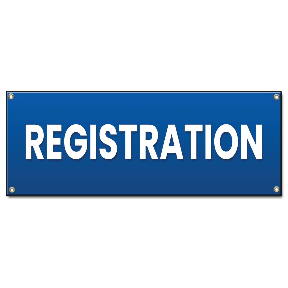 Registration Vertical Banner