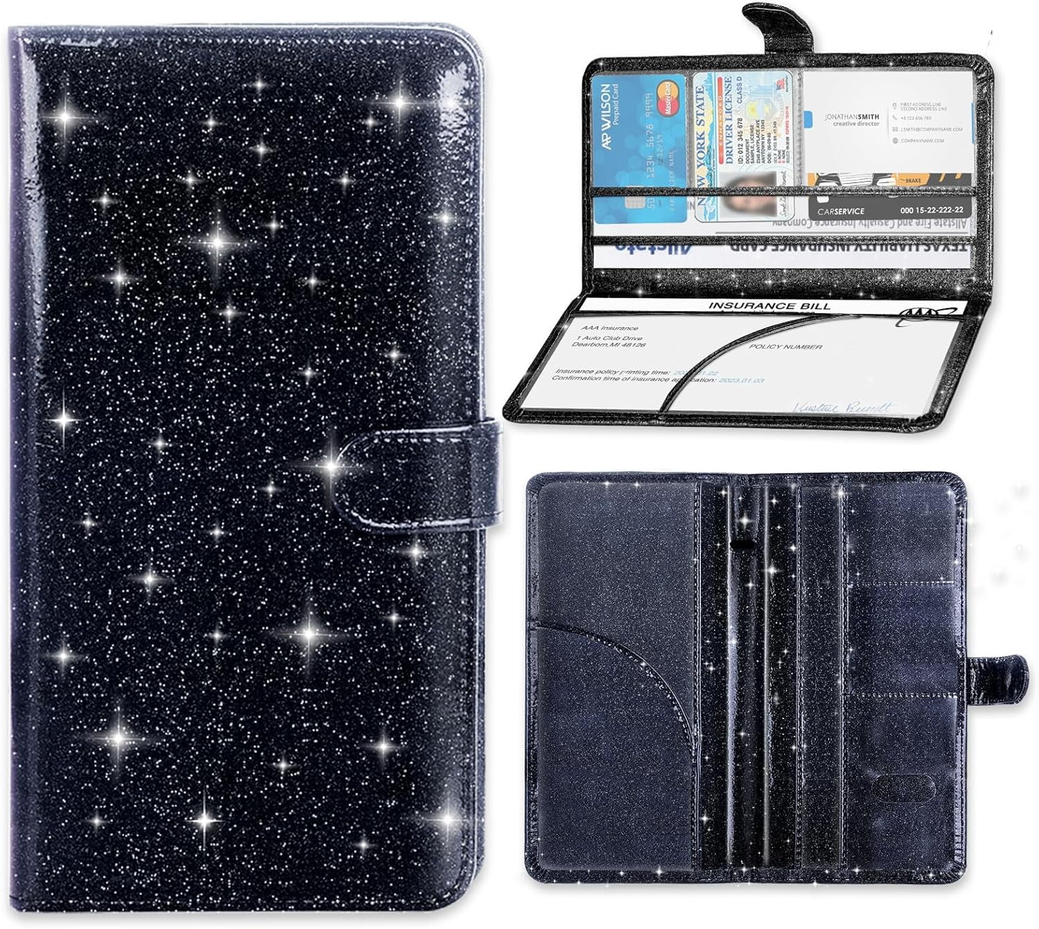 Registration and Card Holder, Document Holder for Cards, Driver License ...