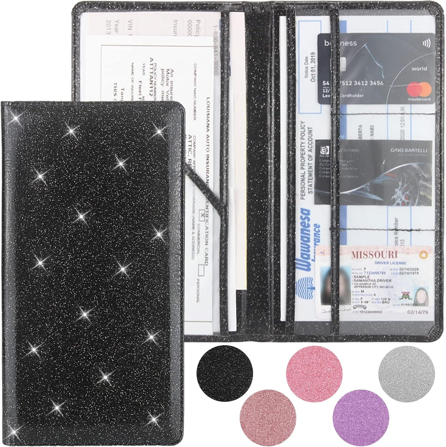 Registration and Holder, Leather and Registration Holder, Glove Box ...