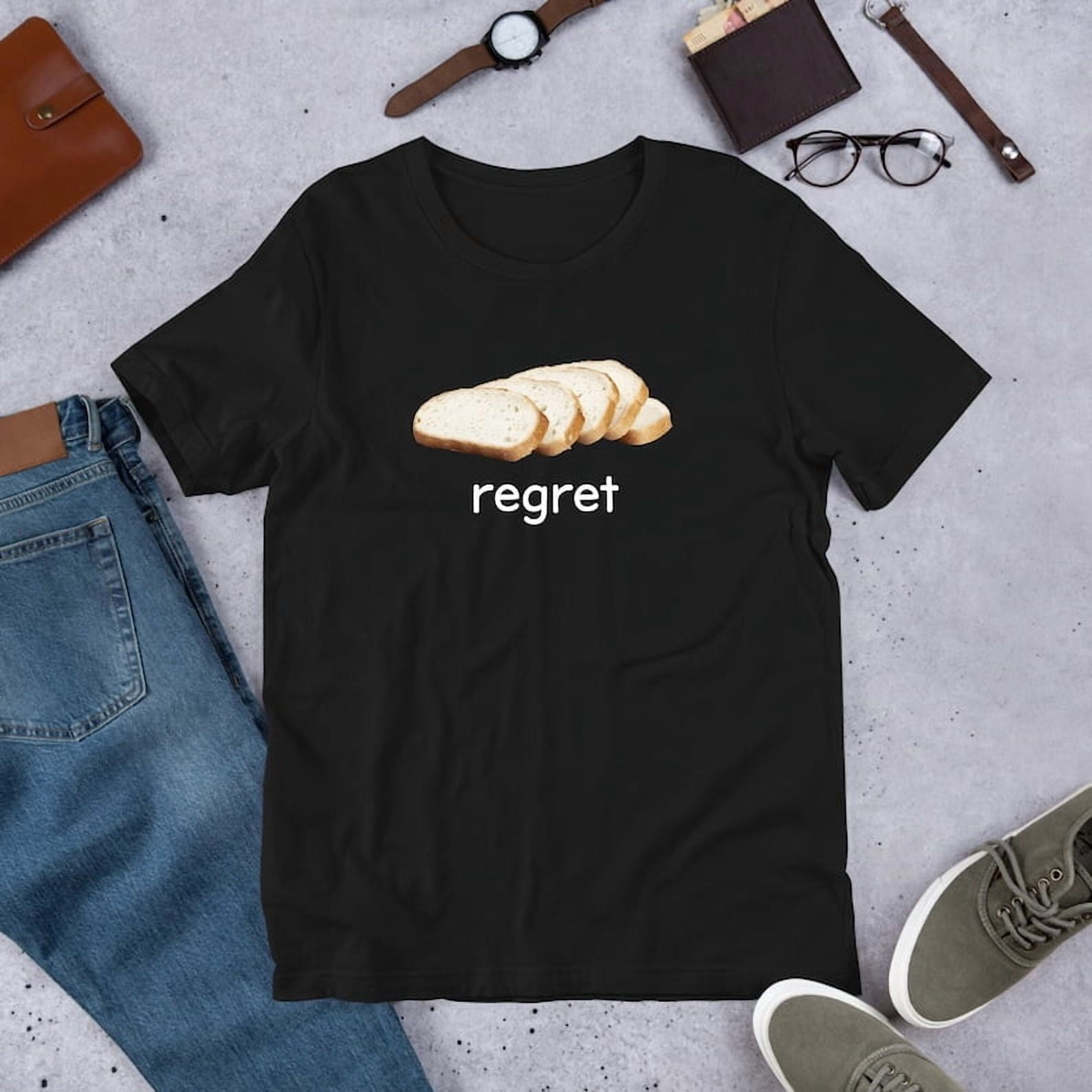 Regret Sliced Bread, Funny Meme Shirt, Ironic Shirt, Shirt Joke Gift ...