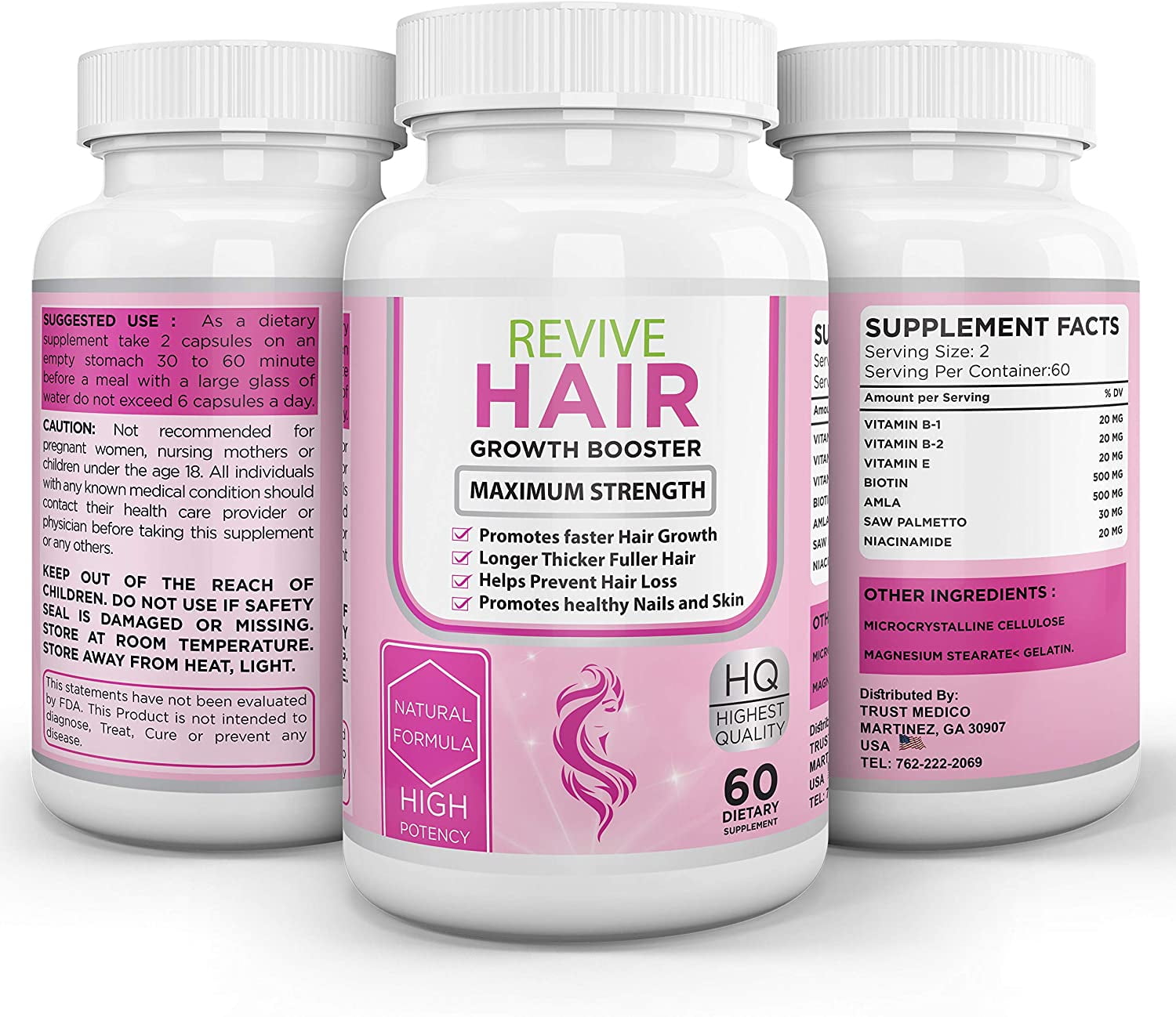 Regrowth Hair Care Biotin Hair Growth, Amla Hair Thickness Maximizer ...