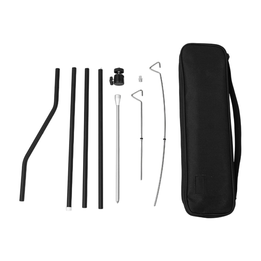 Regulable Camping Light Poles Aluminum Construction Hanging Lamp Stand ...