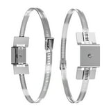 Regulable Sign Post Mounting Hardware Stainless Steel Brackets Includes ...