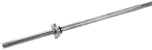 Regular 1" Threaded Bar w/Star Collars (72" X1" Bar) - Walmart.com