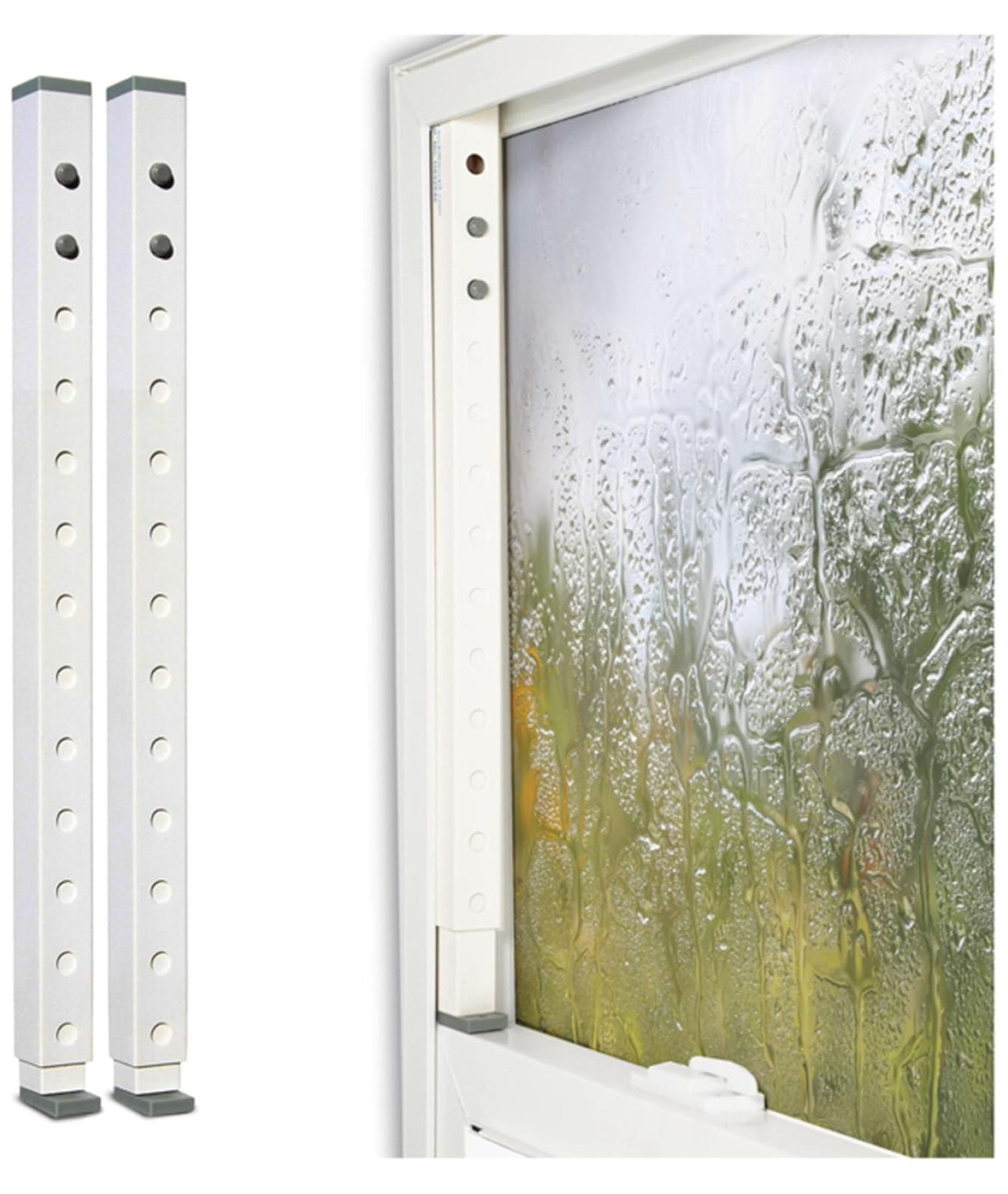 Regular – (2 Devices) Home Security Adjustable Window Security Bars ...