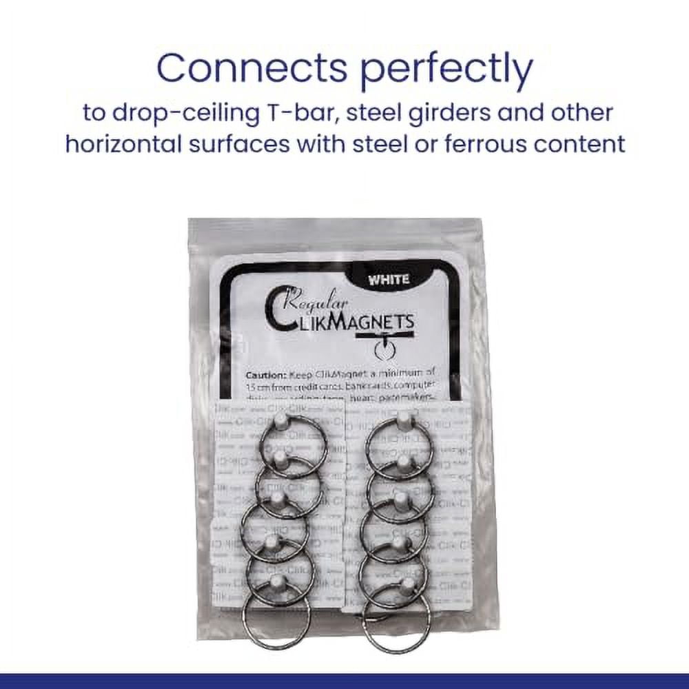 Regular ClikMagnet Ceiling Hooks - Strong Magnets to Hang Displays ...