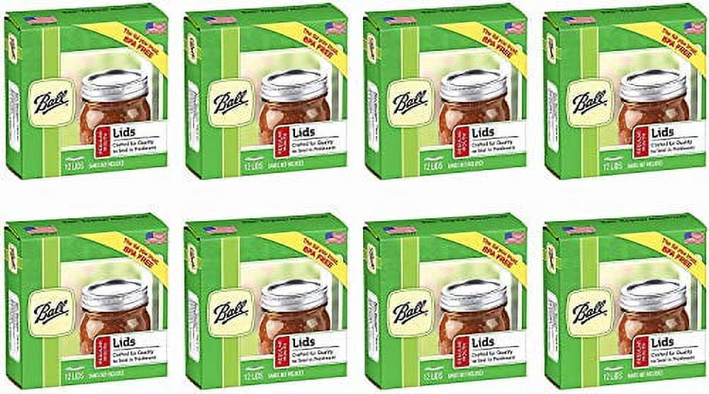 Regular Mouth Mason Jar Canning Lids 16 Dozen or 192 Lids Total ...