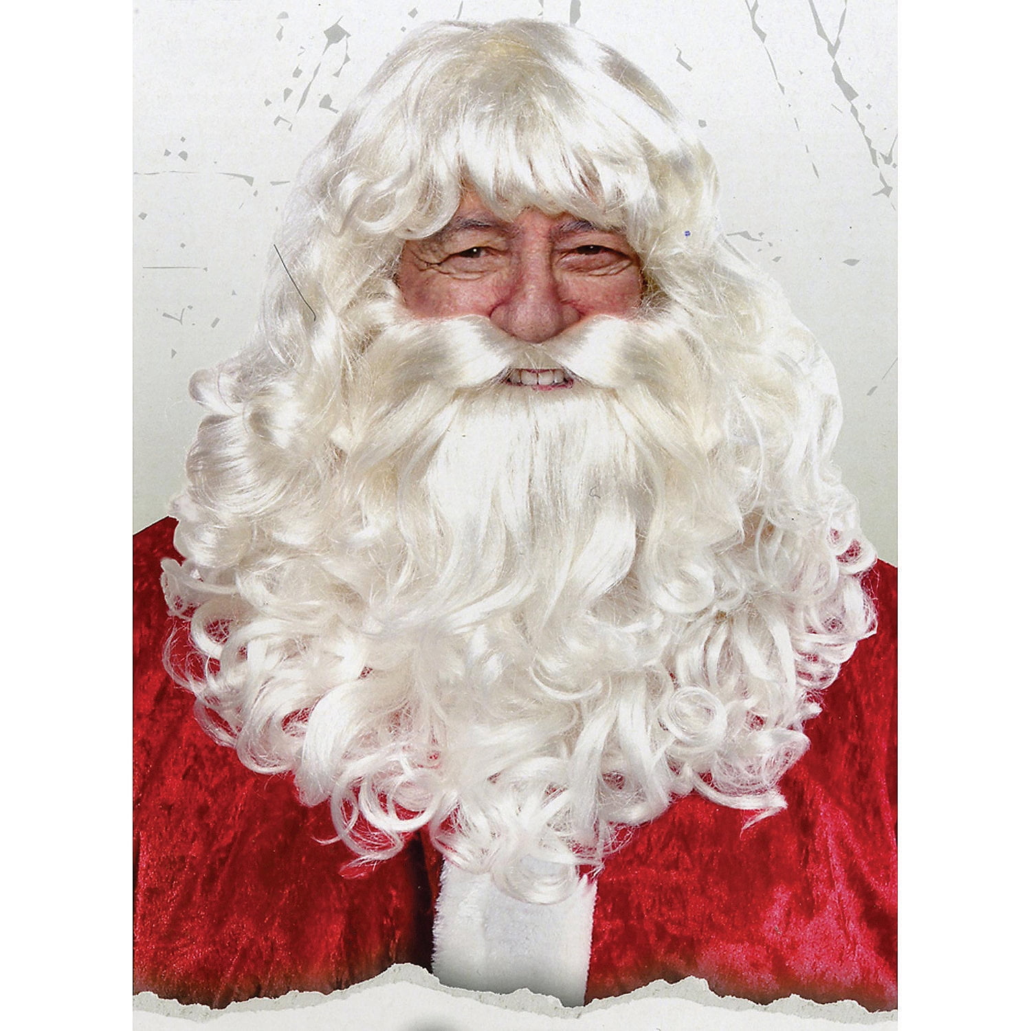 Regular Santa Wig & Beard - Walmart.com