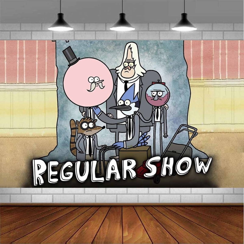 Regular Show Backdrop Banner Party Supplies Poster Movie Theme ...
