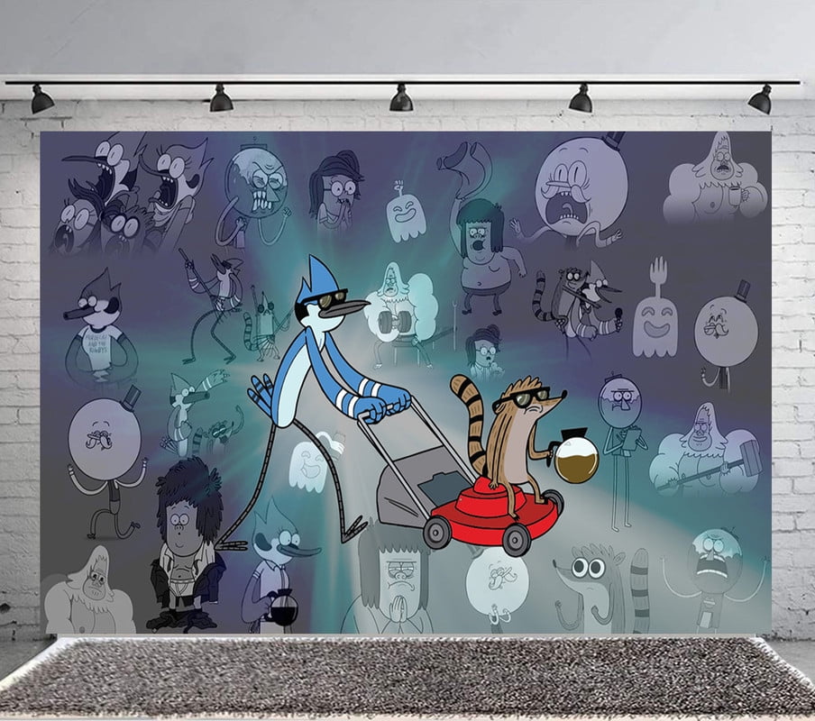 Regular Show Backdrop Banner Party Supplies Poster Movie Theme ...