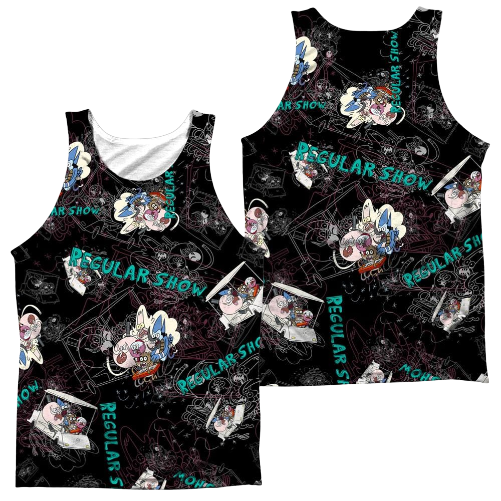 Regular Show Golf Cart Ride Men's All Over Print Tank - Walmart.com