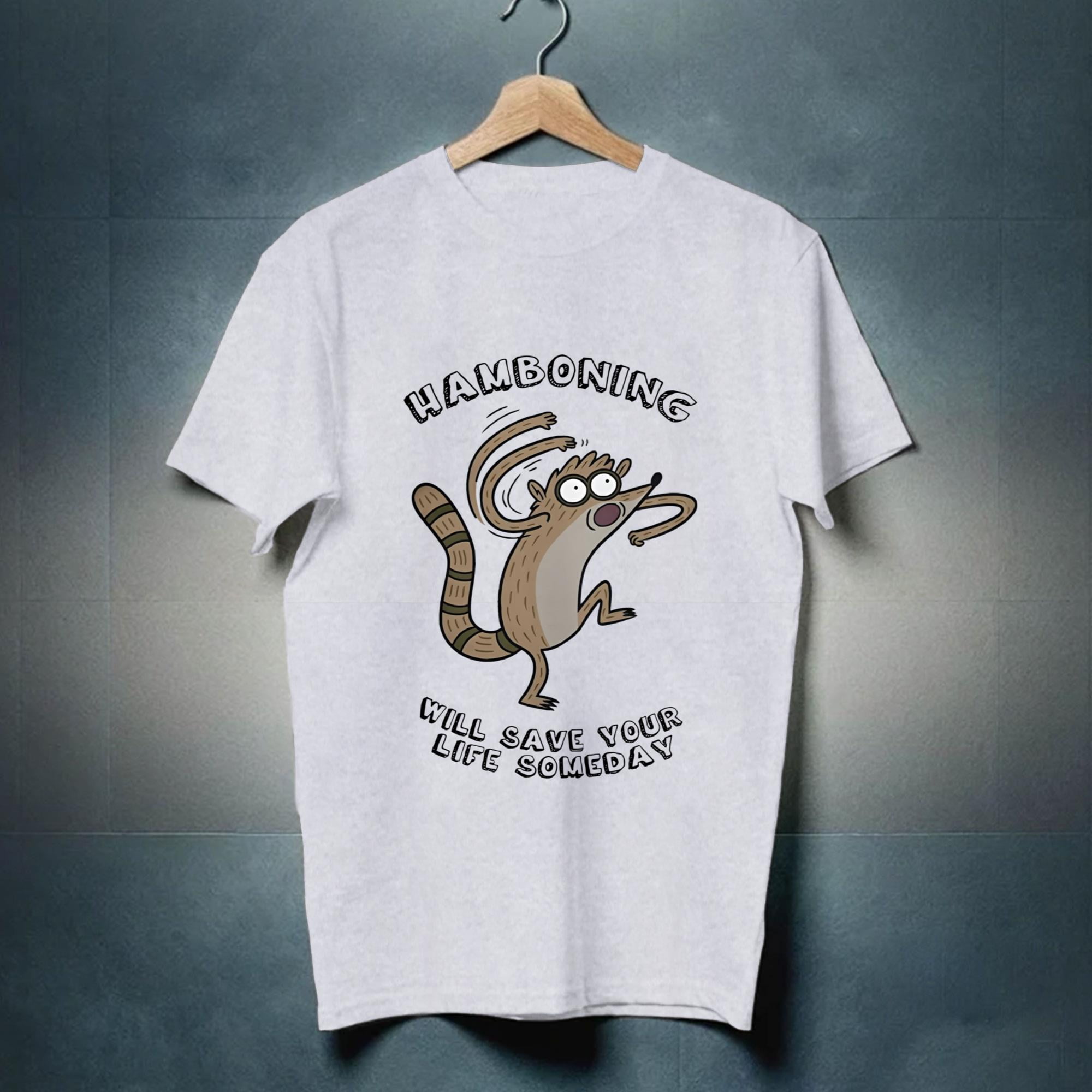 Regular Show Hamboning Rigby T-Shirt, Men's Women's Sizes-TH54889 ...
