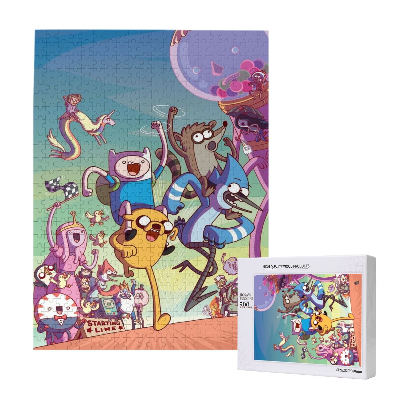 Regular Show Jigsaw Puzzle Interactive Brain Teaser Board Game for ...