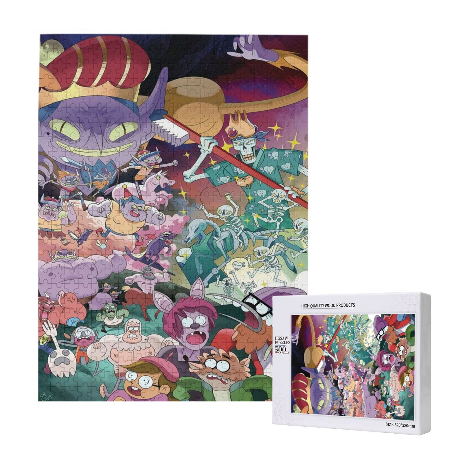 Regular Show Jigsaw Puzzle Interactive Brain Teaser Board Game for ...