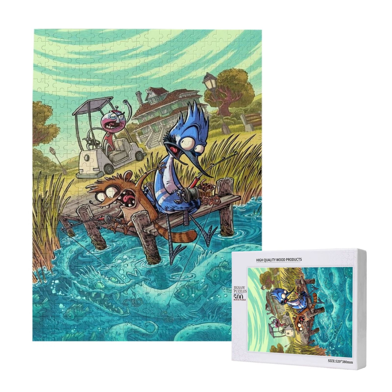 Regular Show Jigsaw Puzzle Interactive Brain Teaser Board Game for ...