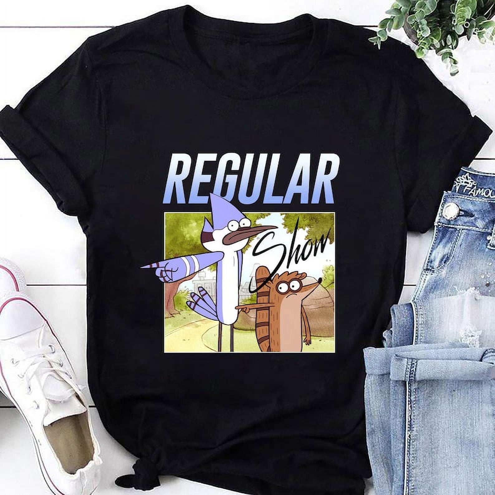 Regular Show Mordecai And Rigby T-Shirt, Regular Show Shirt Fan Gifts ...