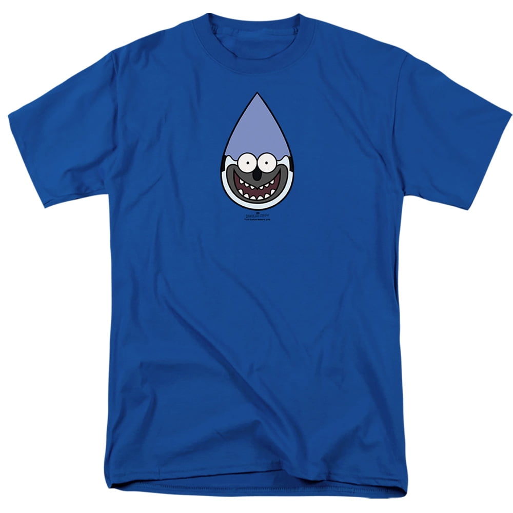 Regular Show Mordecai S/S Adult 18/1 T-Shirt Royal Blue 5X - Walmart.com