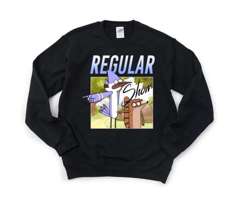 Regular Show Mordecai Rigby Cartoon Network Comedy Animated Funny Retro ...