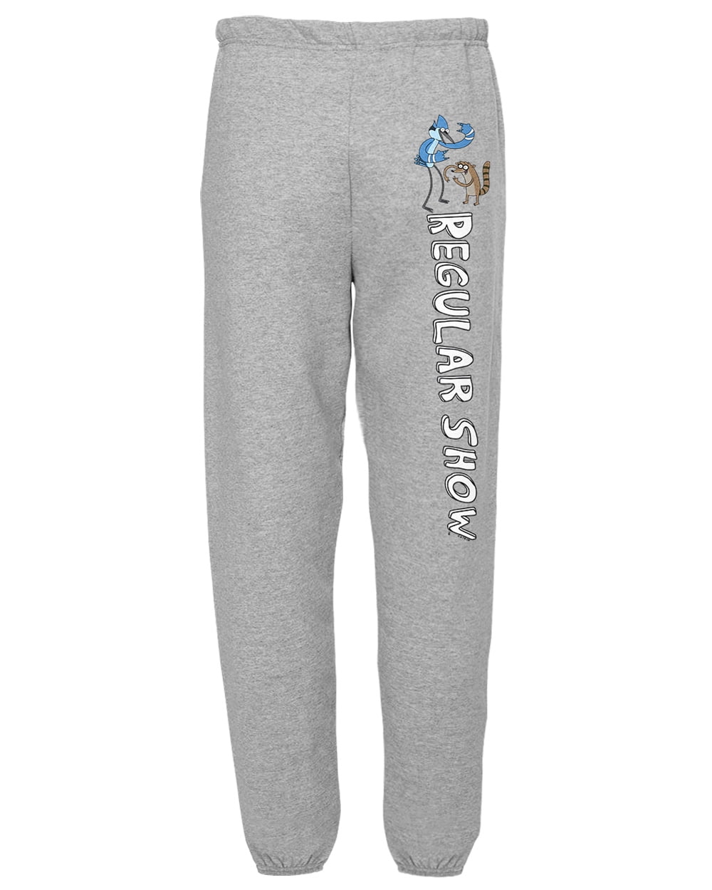 Regular Show Mordecai Rigby Logo Mens Jogger Sweatpants, Athletic ...