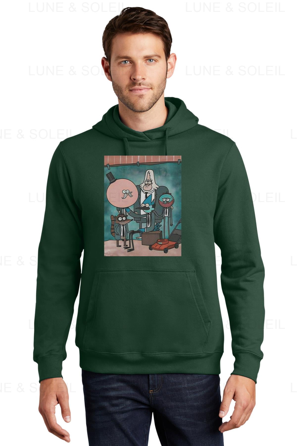 Regular Show Mordecai and Rigby Cartoon Network Classic Hoodie unisex ...