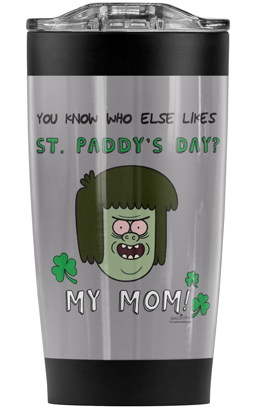 Regular Show/Muscle Man My Mom Stainless Steel Tumbler 20 oz Coffee ...