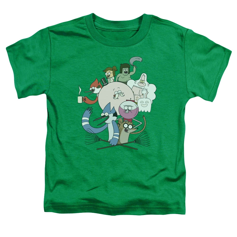 Regular Show - Regular Cast - Toddler Short Sleeve Shirt - 2T - Walmart.com